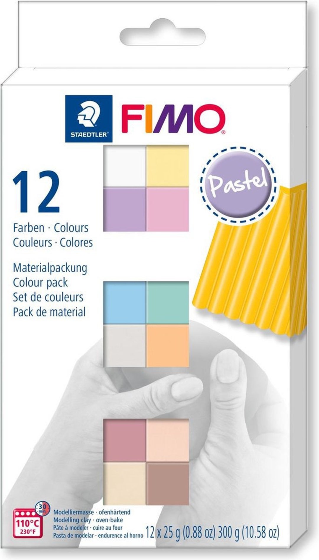 FIMO Pastel 12 Color, Polymer Clay - Etsy