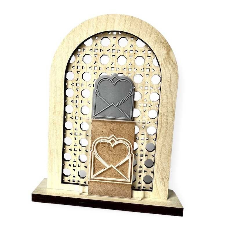 Paku Malzeme Love Envelope (texture Plate/mat for Polymer Clay) Fimo ...