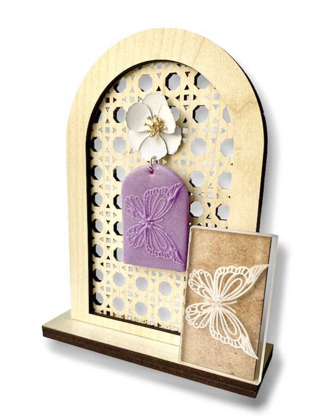 Paku Malzeme Pop-it Mini Acrylic Butterfly Stamp Botanical Series-25; 5 ...