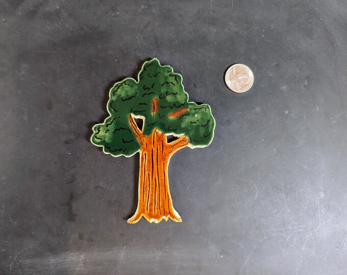Handmade Ceramic Tree Mosaic Tile - Etsy
