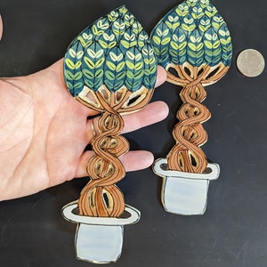 Handmade Ceramic Topiary Tree Mosaic Tiles, Decorative Tiles, Craft ...