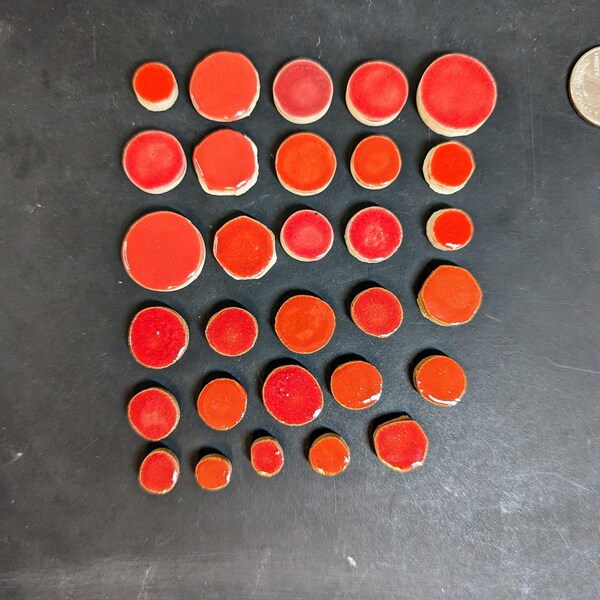 Round Ceramic Tiles - Etsy