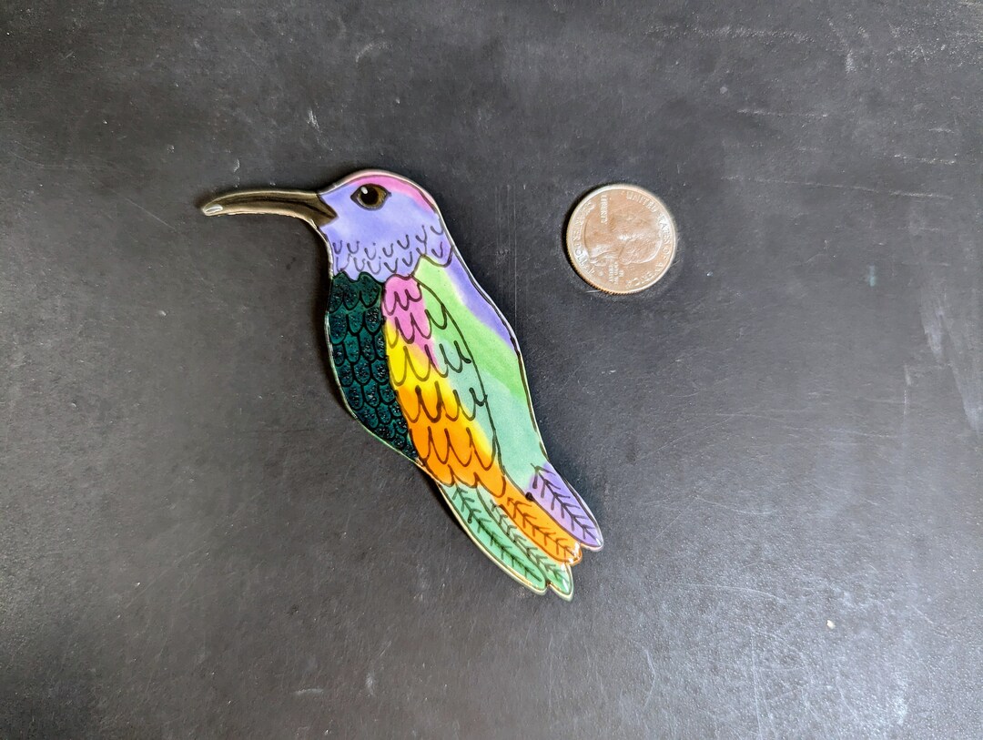 Handmade Ceramic Mosaic Hummingbird Tile, Decorative Tiles, Custom ...