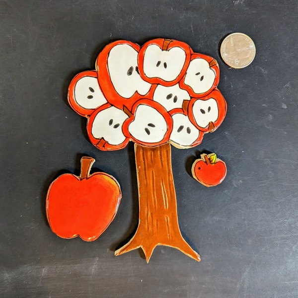 Apple Ceramic Tiles - Etsy