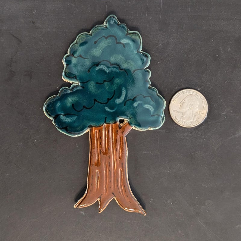 Tree Ceramic Tile - Etsy