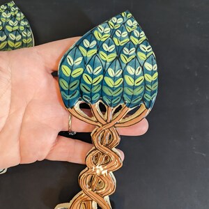 Handmade Ceramic Topiary Tree Mosaic Tiles, Decorative Tiles, Craft ...