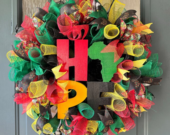 Juneteenth, Black History, Wreath - Etsy
