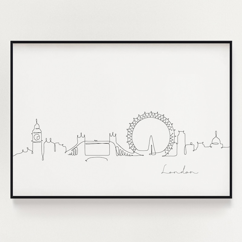 Line Drawings London - Etsy UK