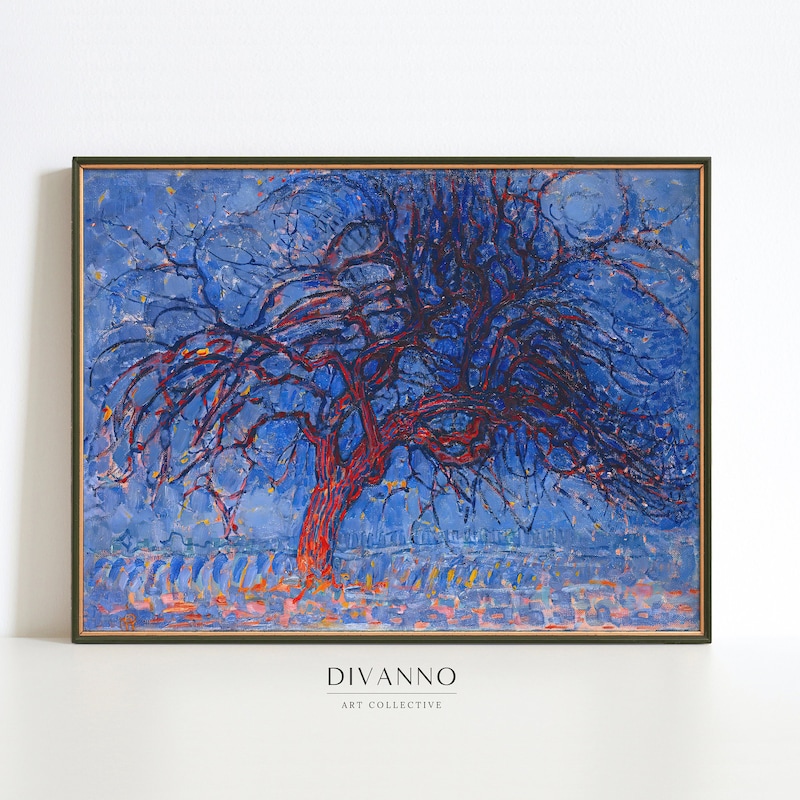 Mondrian Trees - Etsy UK