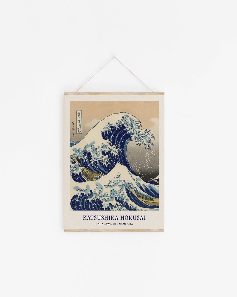 Japanese Prints Set of 3 Woodblock Art Minimal Wall Decor - Etsy