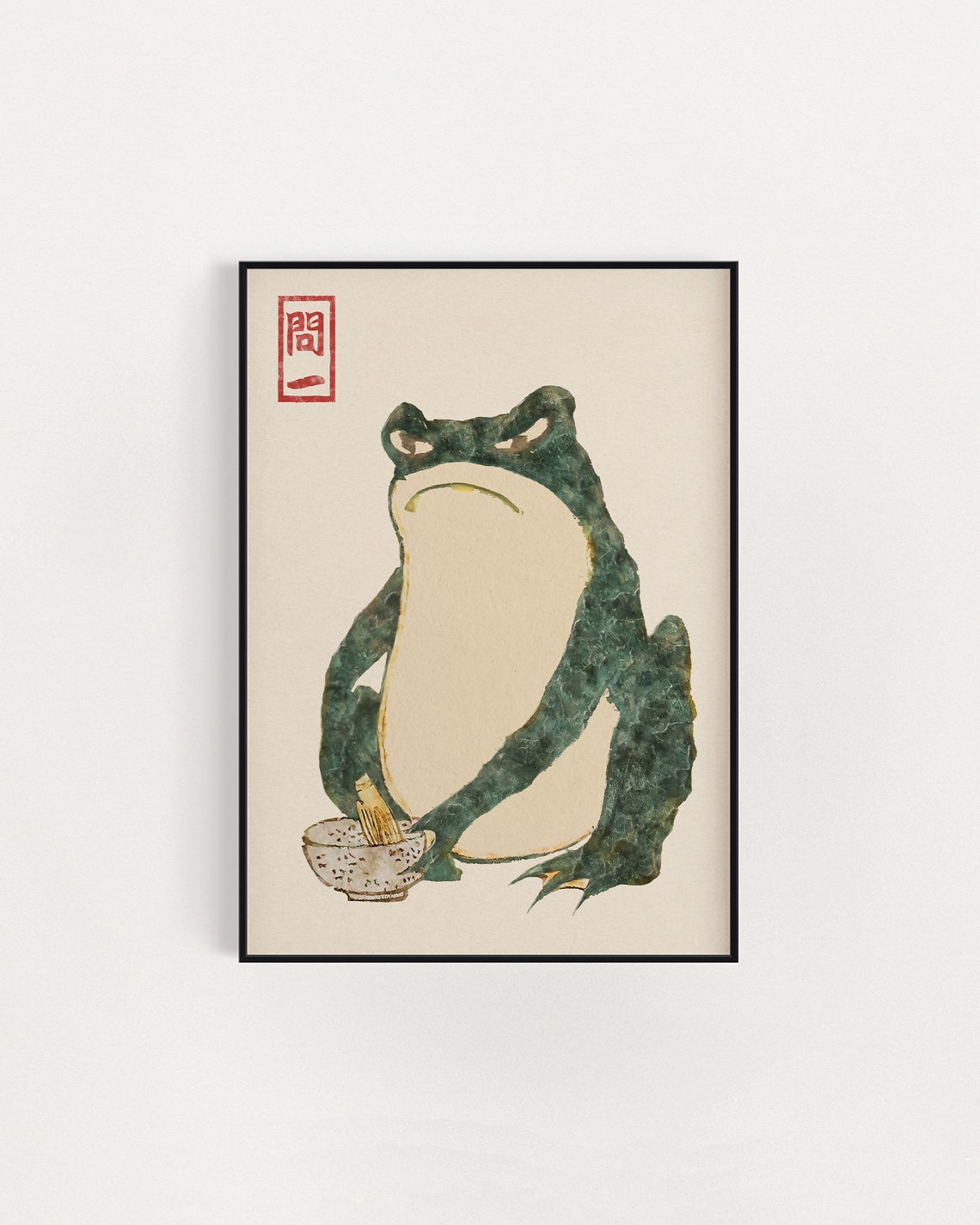 Japanese Set of 3 Frog Prints Japanese Prints Vintage Art - Etsy