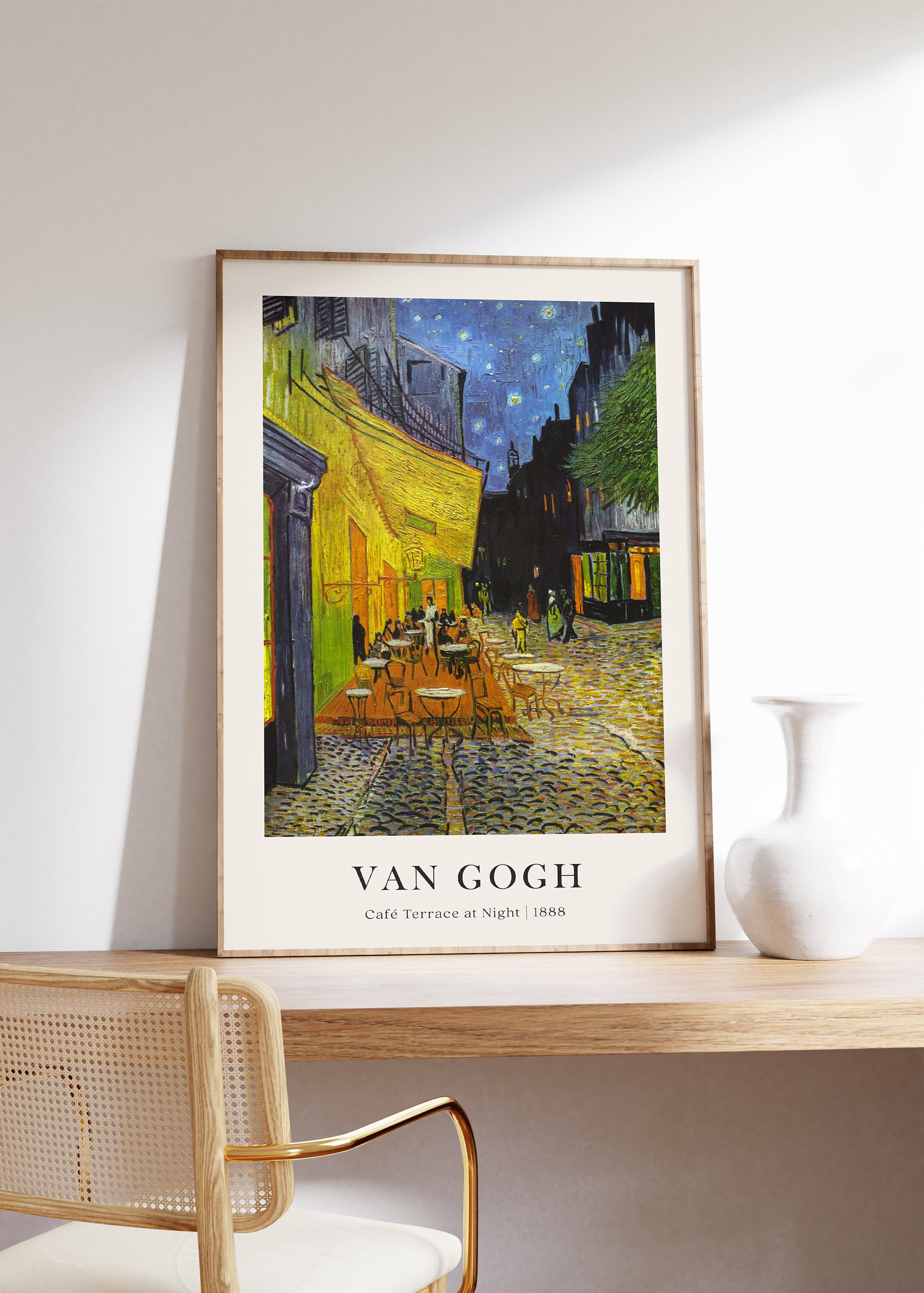 Paris Cafe Painting Van Gogh