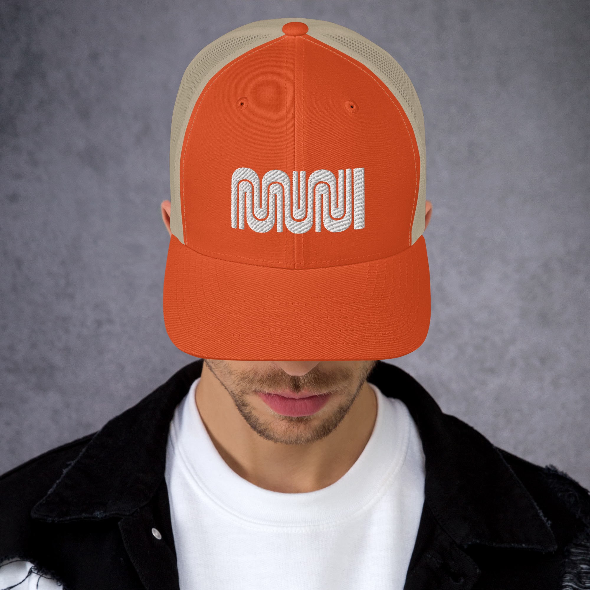 MUNI Worm Trucker Cap - Etsy