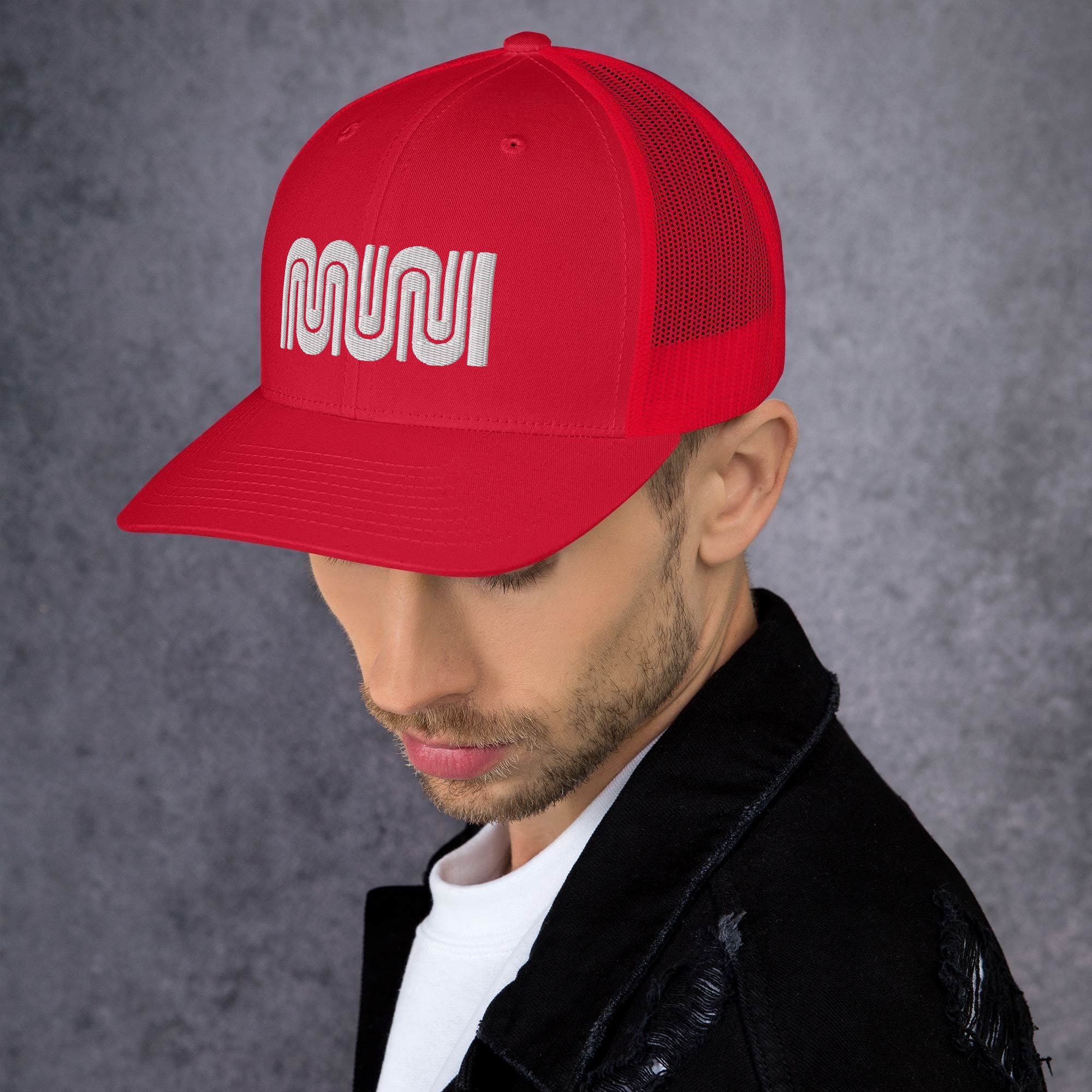 MUNI Worm Trucker Cap - Etsy