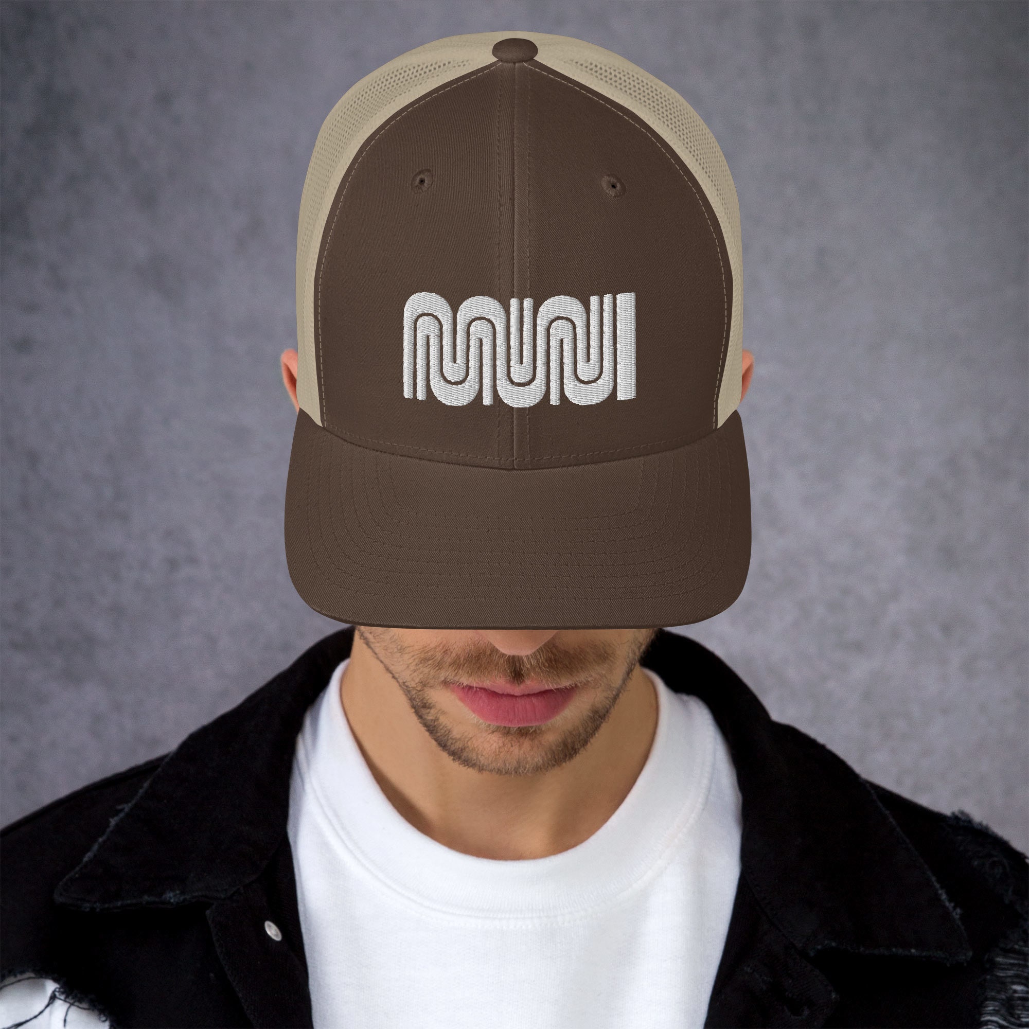 MUNI Worm Trucker Cap - Etsy