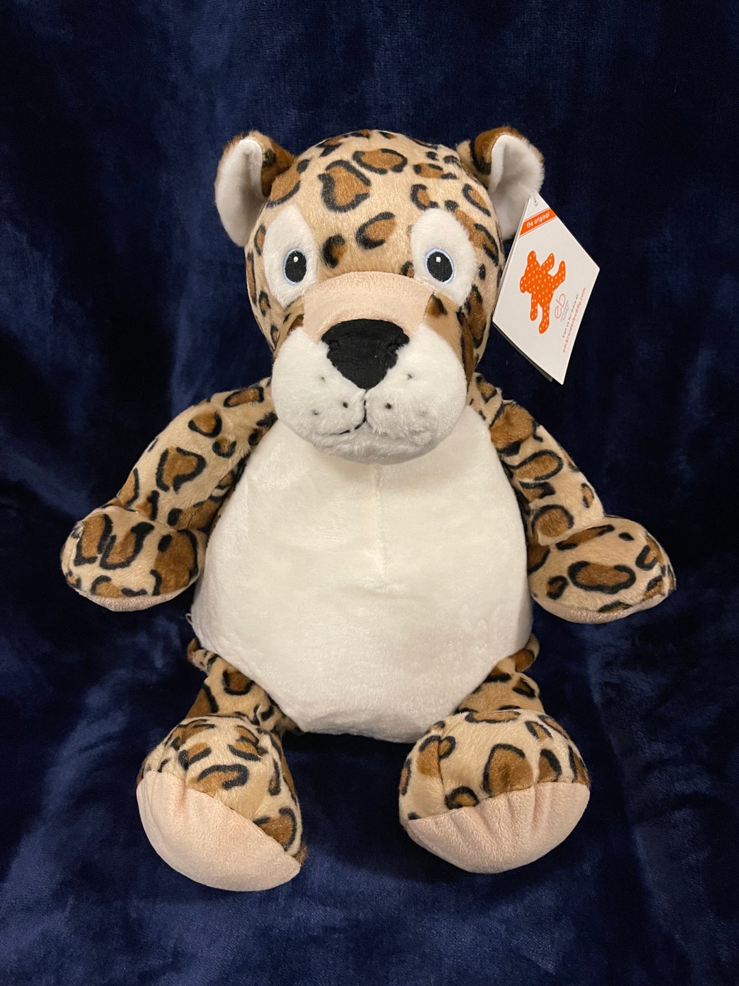 Personalized Stuffed Leopard, Plush Soft Animal, Custom Gift for ...