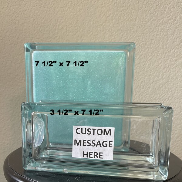 Custom Glass Blocks - Etsy