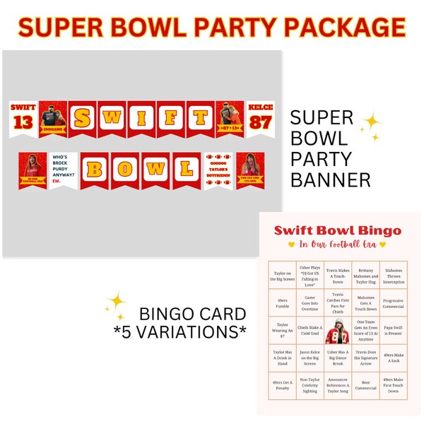 Super Bowl Banner - Etsy