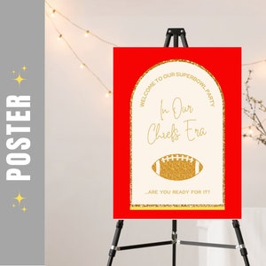 Taylor Swift Super Bowl Poster Welcome Party Event Sign Superbowl Swift ...