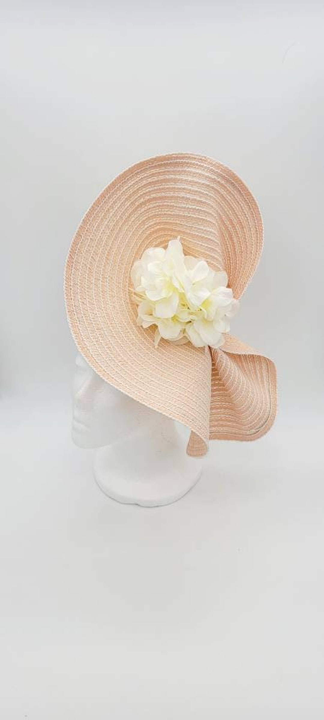 Pink Derby Hat Fascinator,church, Formal, Mother’s Day, Easter, Royal ...