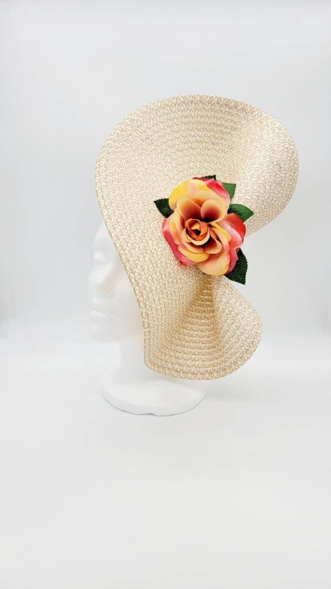 Ivory Derby Hat Fascinator,church, Formal, Mother’s Day, Easter, Royal ...