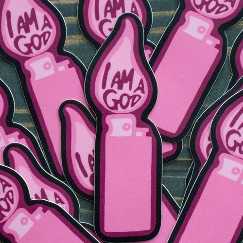 I Am a God Sticker Jennifer's Body Vinyl Sticker Water - Etsy