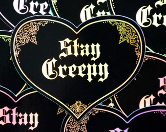 Stay Creepy Decal - Etsy