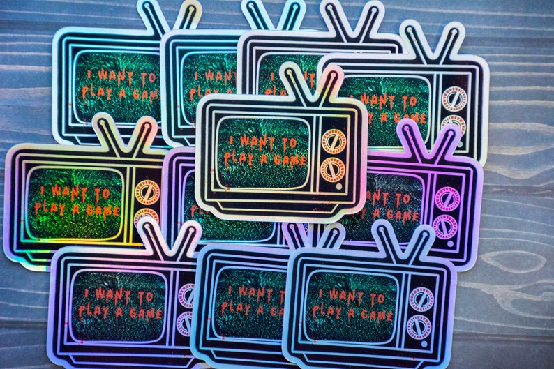 SAW Sticker Holographic Horror Movie Sticker Jigsaw Decal I - Etsy