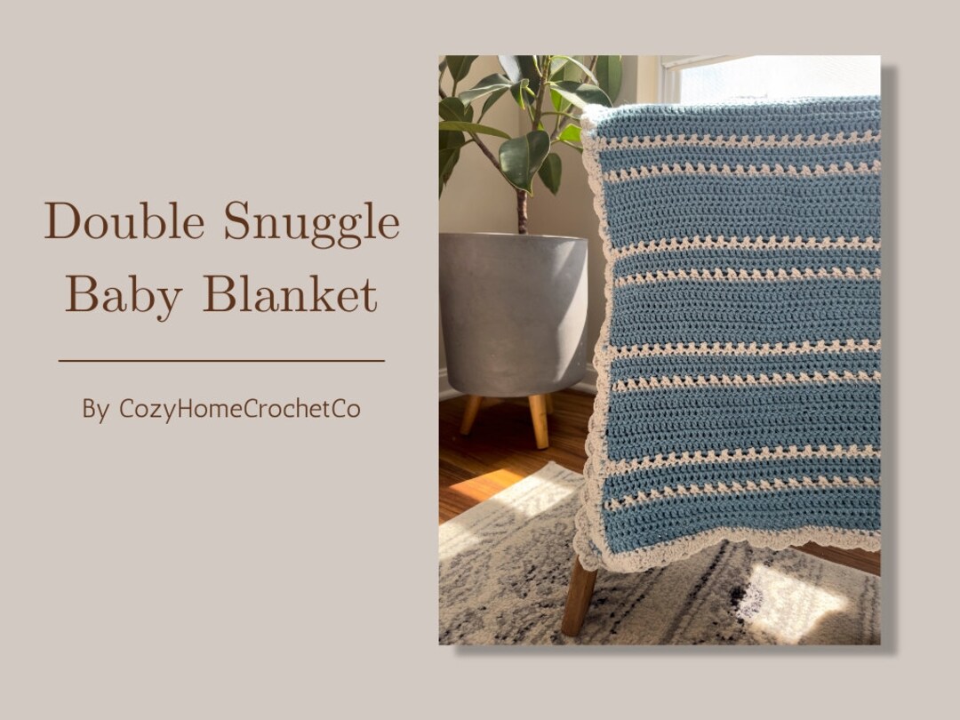 Double Snuggle Baby Blanket Crochet Pattern | PDF Download | Screen ...