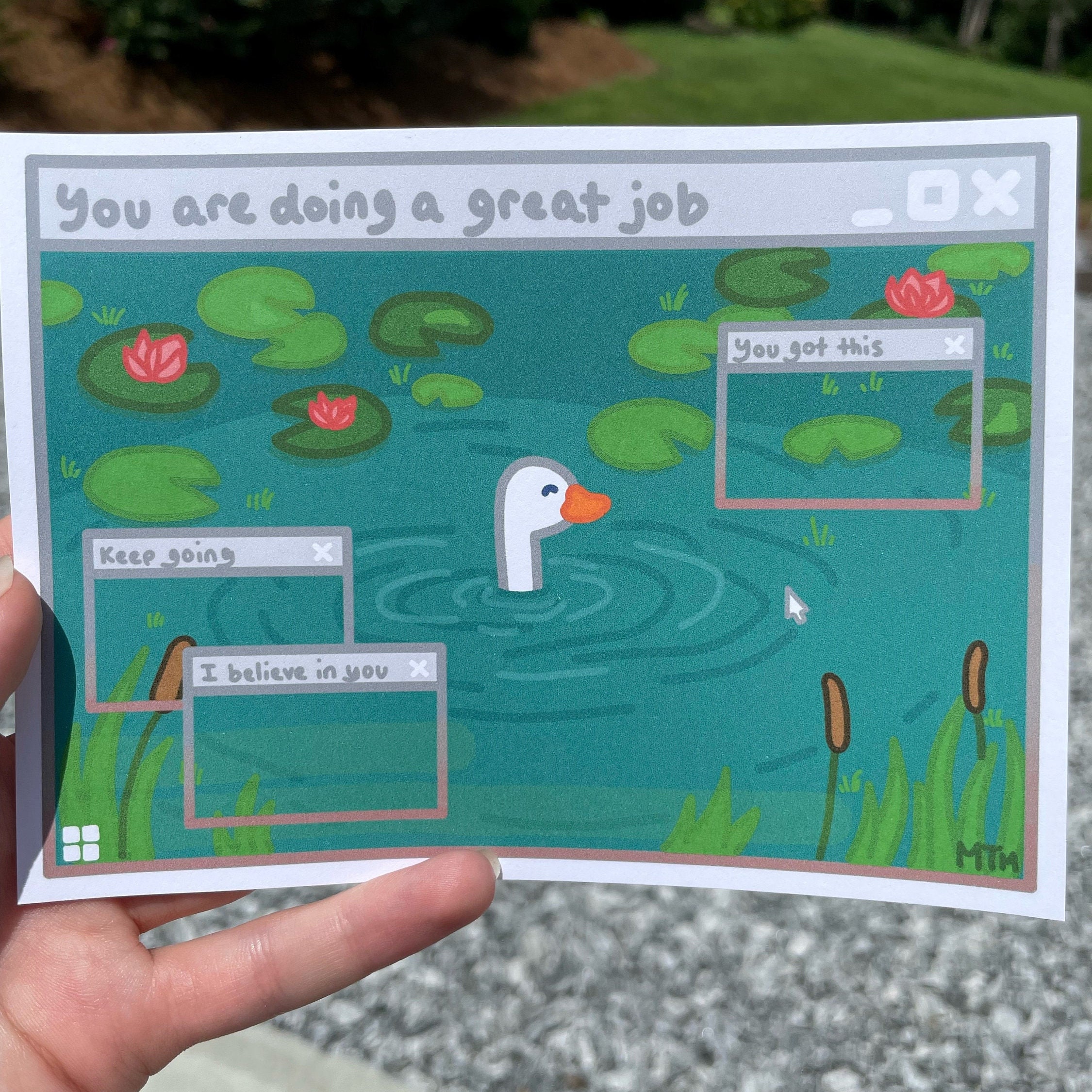 Ducky Computer Screen Art Print - Etsy