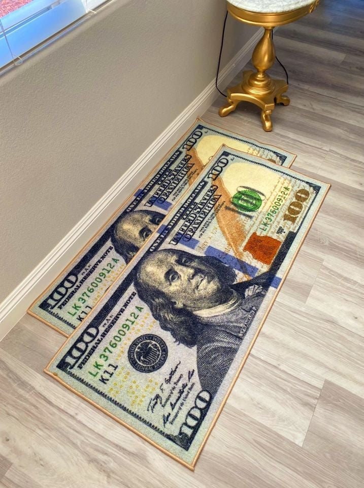 100 Dollar Bill 22 X 53 Money Runner Rug Designer - Etsy