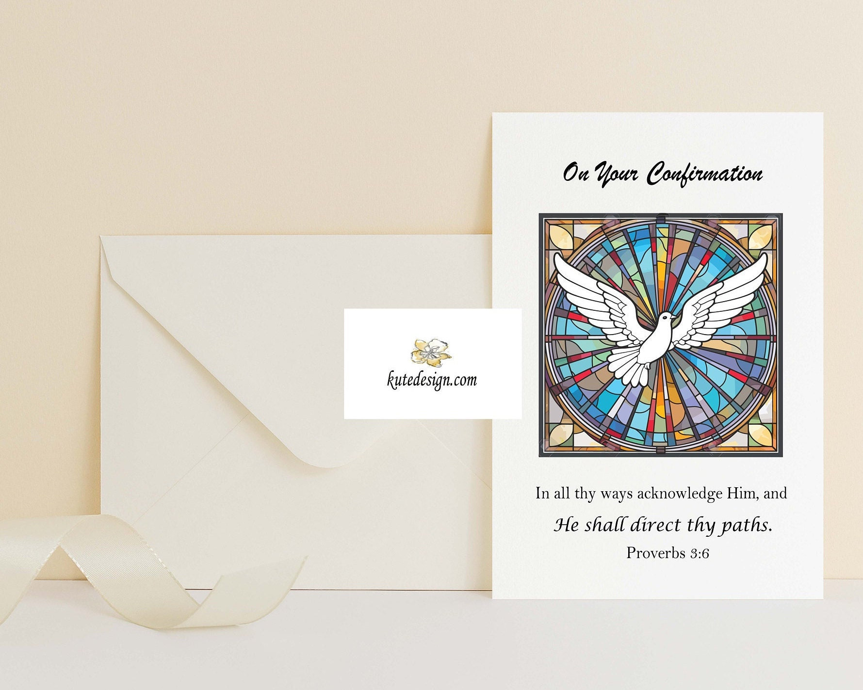 Printable Confirmation Card, Sacrament of Confirmation Card, Scripture ...