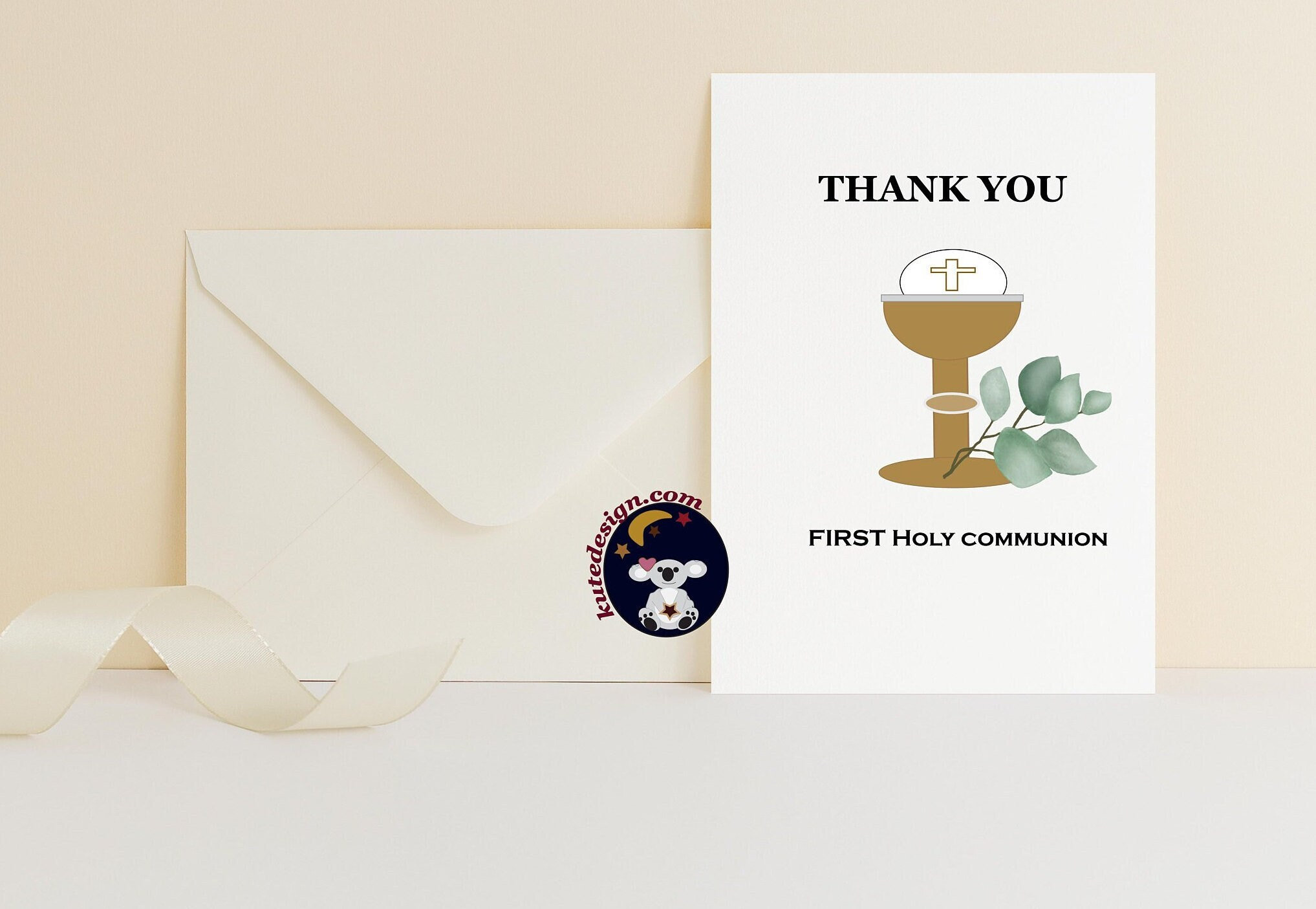 Printable First Holy Communion Thank You Cards, Communion Thank You ...