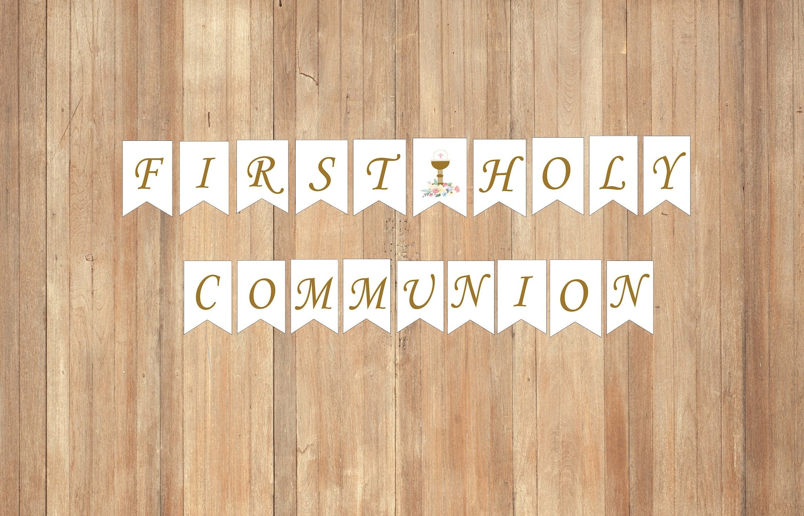 First Holy Communion Banner, Printable Banner, Holy Communion ...