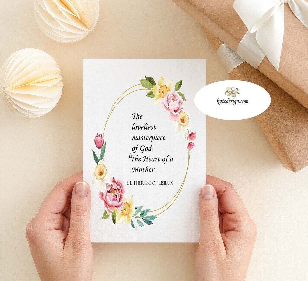 Spiritual Mother Card, Religious Mother Card, Mom Appreciation ...