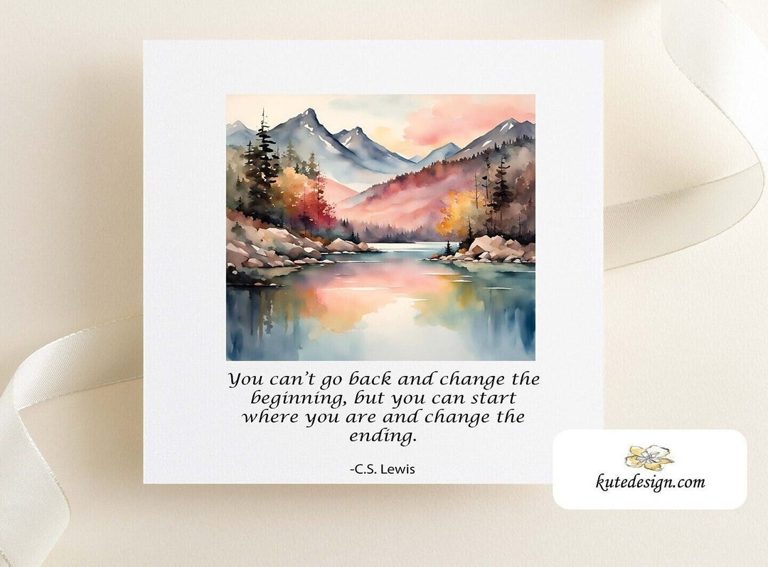 Spiritual Card, Encouragement Card, C.S. Lewis, Religious Card ...