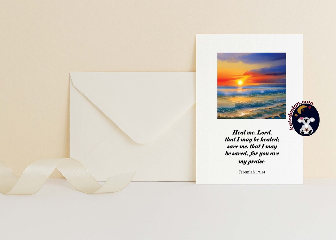 Religious Healing Card, Printable Get Well Card, Catholic Card ...