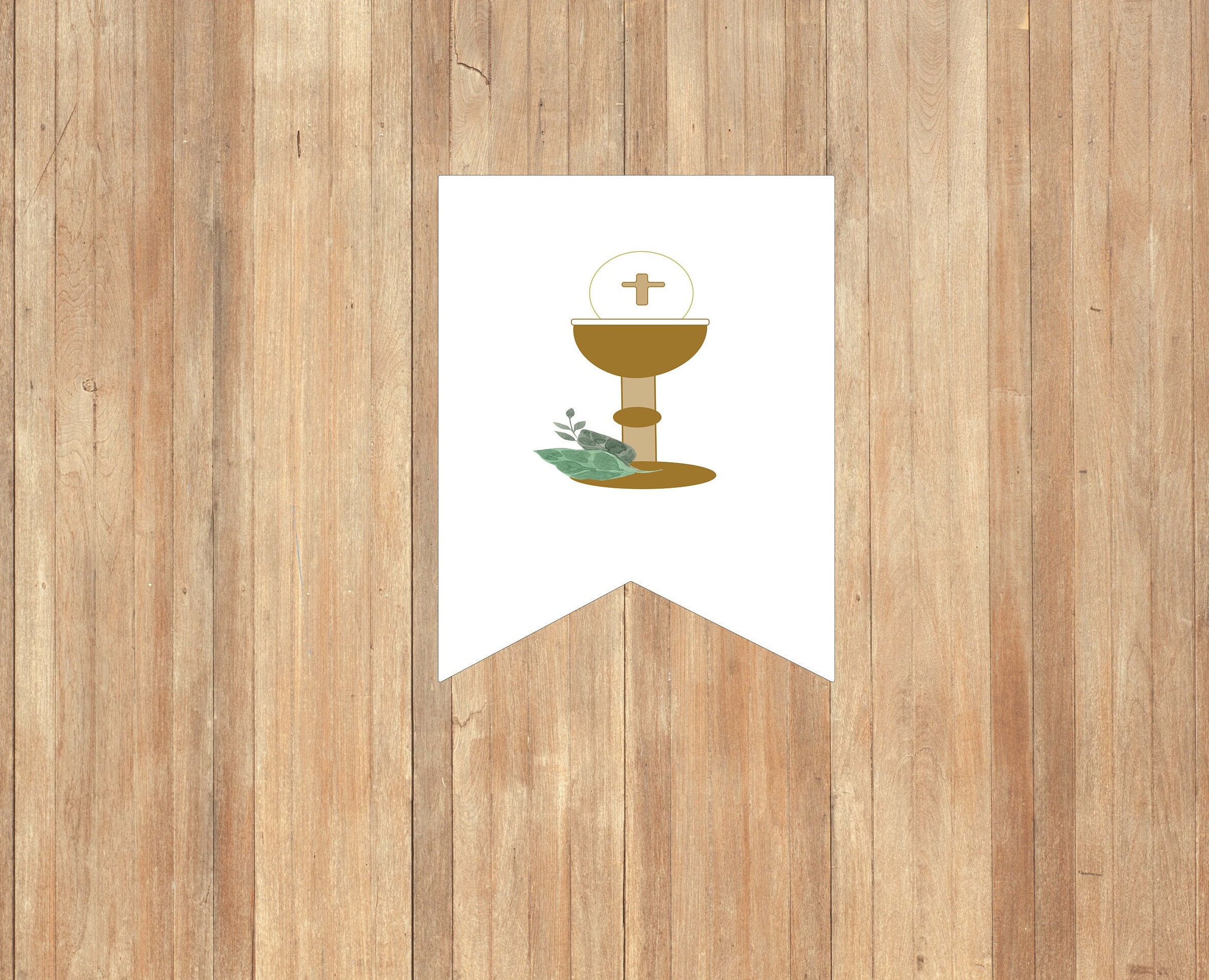 Printable First Holy Communion Banner, Holy Communion Decoration ...