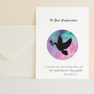 Printable Confirmation Card Confirmation Gift Digital - Etsy