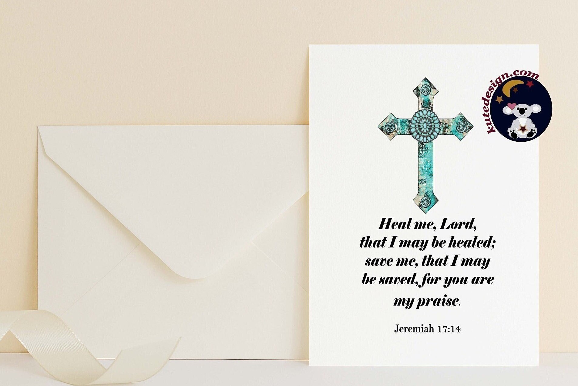 Get Well Card, Spiritual Get Well Card, Christian Card, Bible Scripture ...