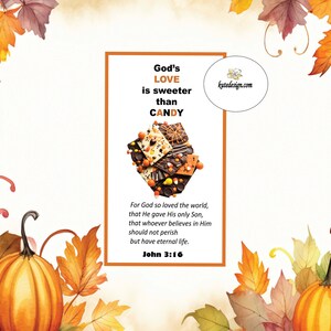 Printable Christian Halloween Scripture Cards, Scripture Handouts ...