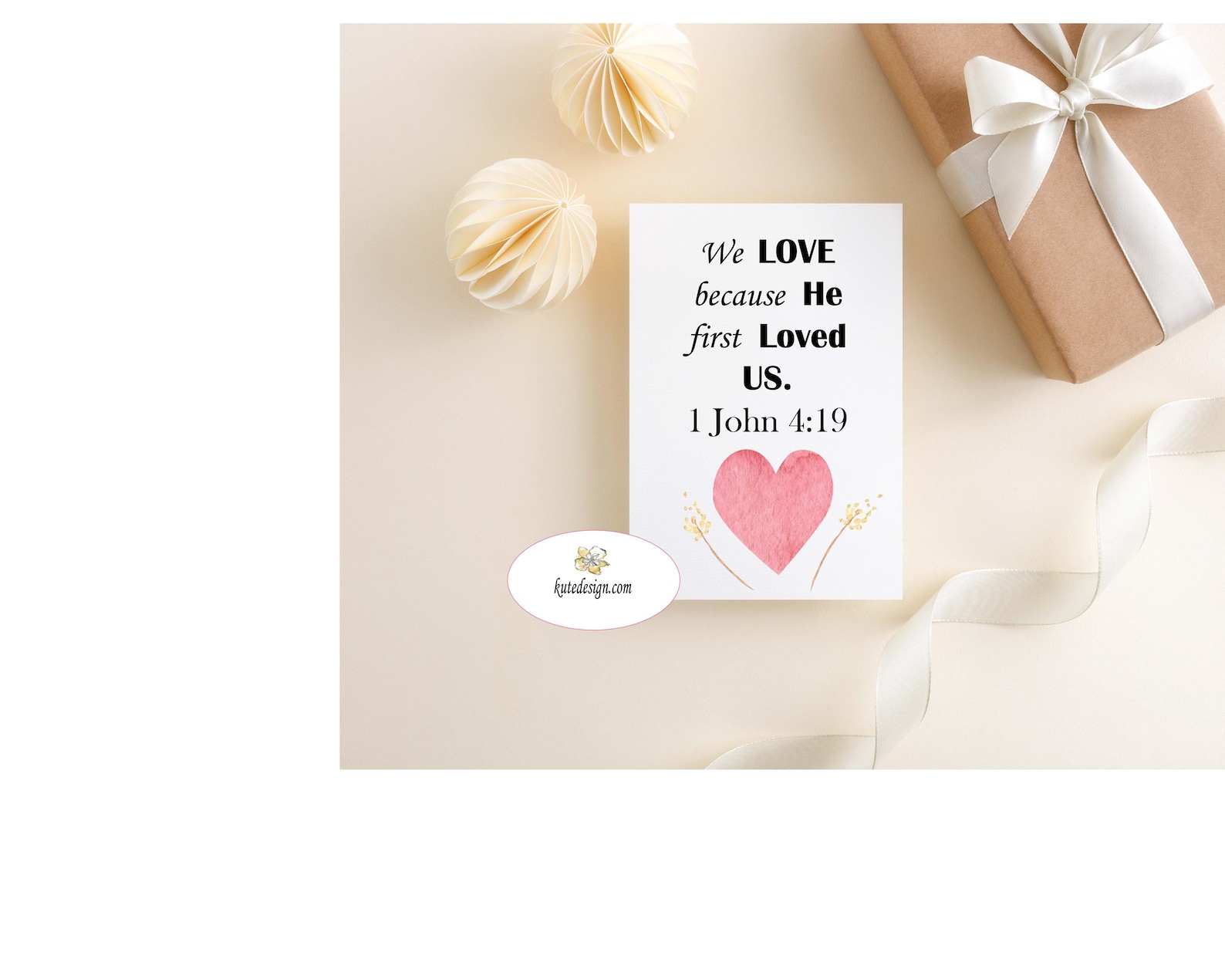 Versatile Christian Valentine's Day Card, Printable Valentine's Card ...