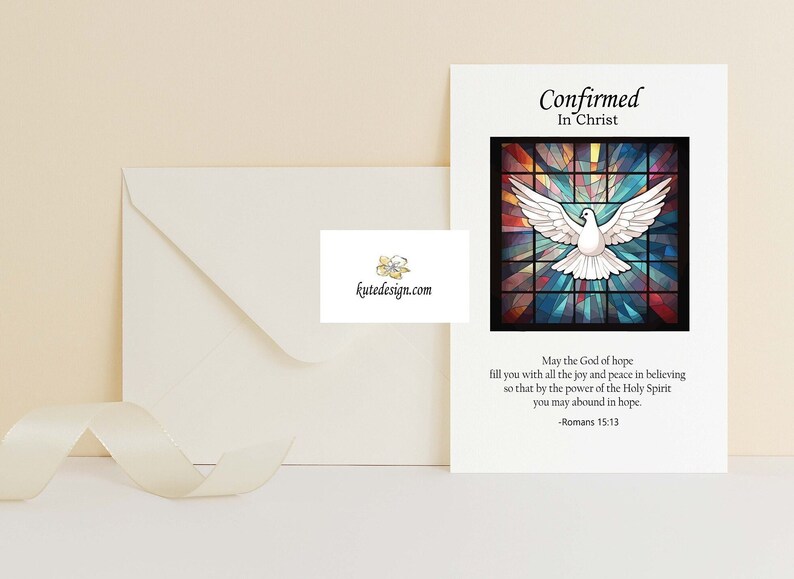 Sacrament of Confirmation, Confirmation Card, Printable Christian ...