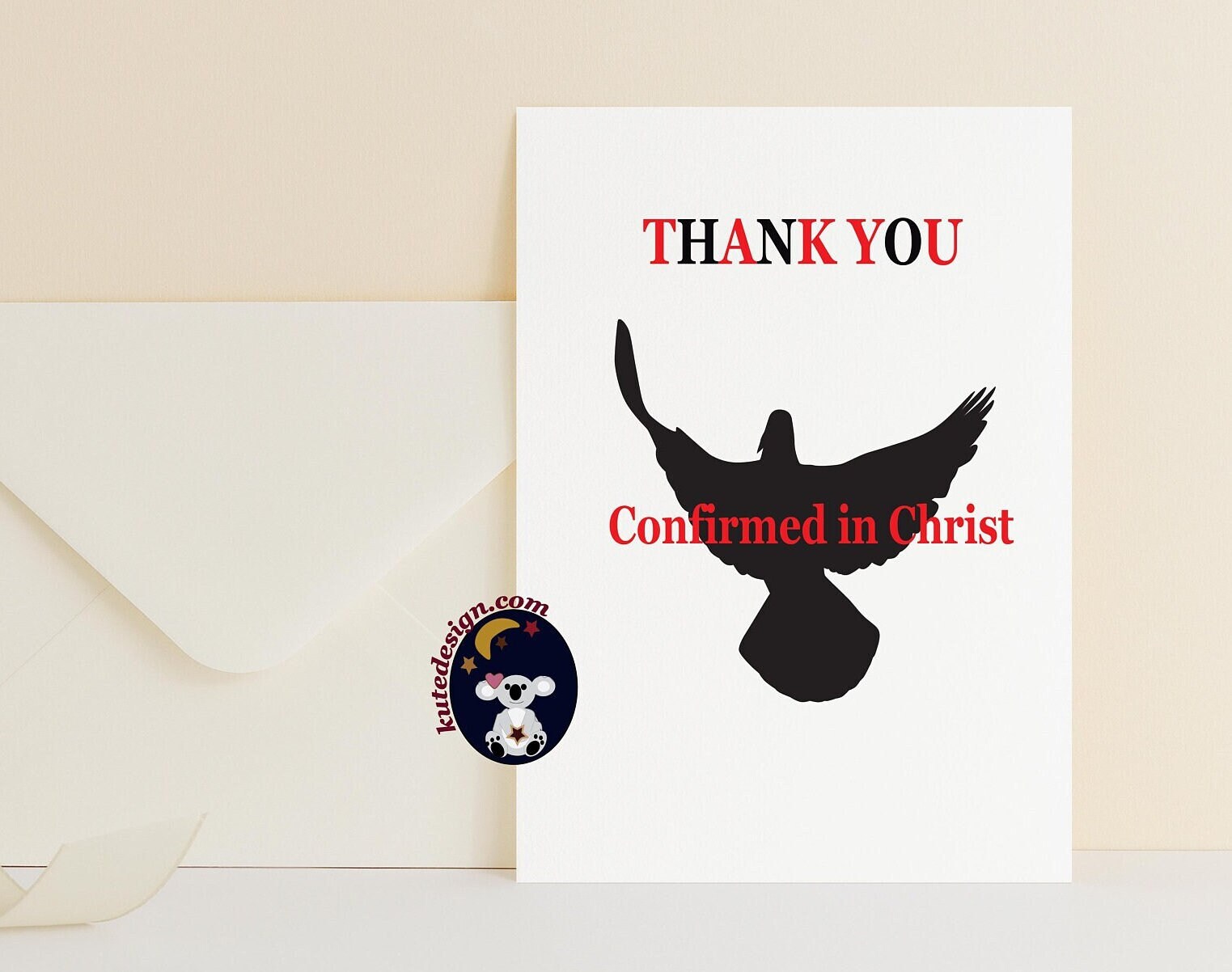 Printable Confirmation Thank You Cards, Confirmation Thank You Notes ...