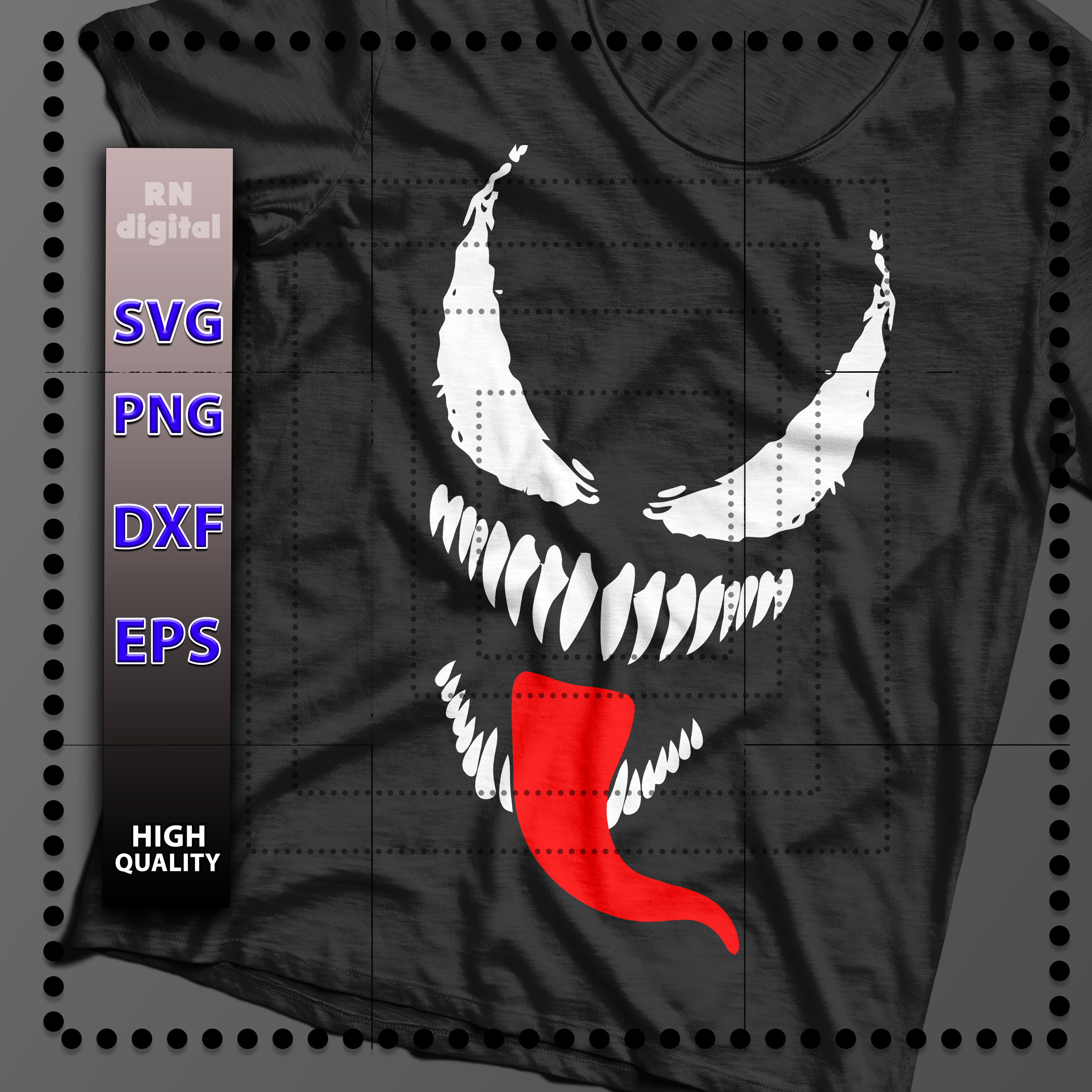 Venom Eyes Template