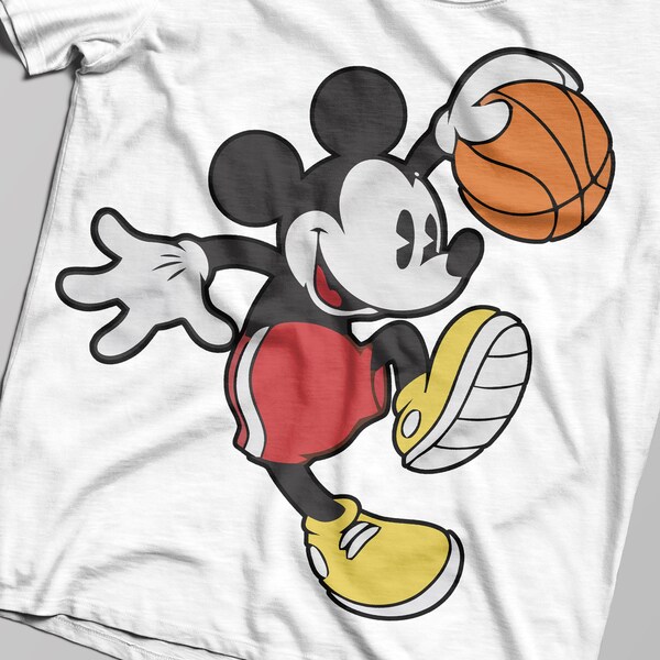 Mickey Basketball - Etsy