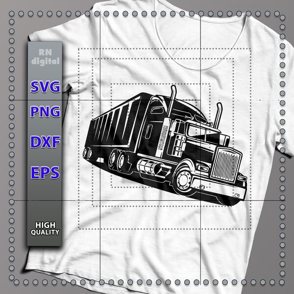 Kenworth Truck Svg - Etsy