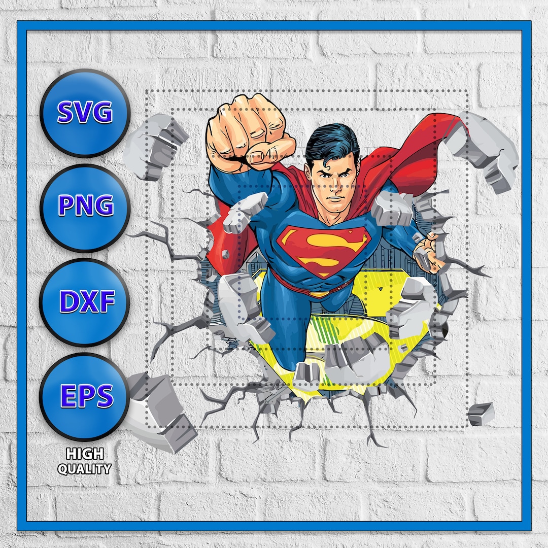 Super Hero Svg Clipart Cricut Digital Vector Cut File - Etsy Australia