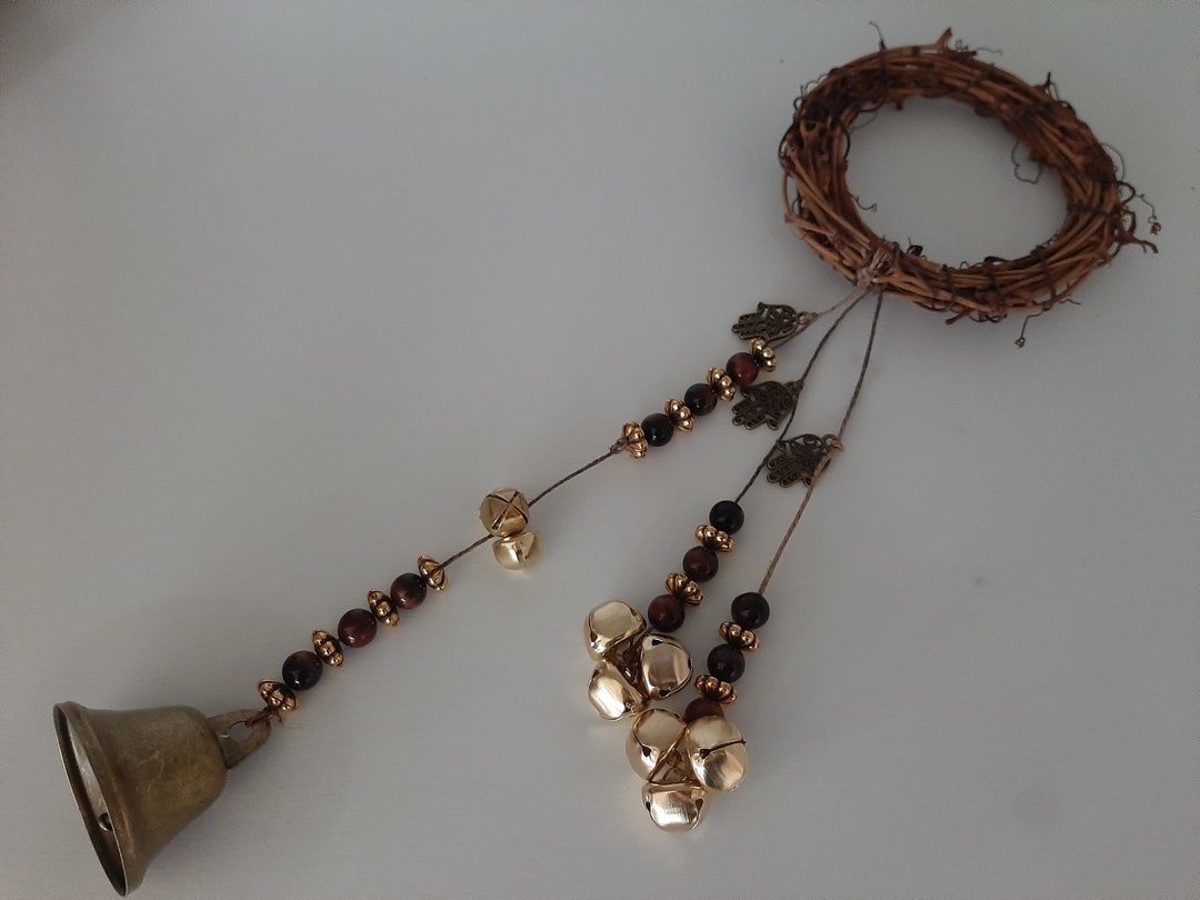 Blessing Bells for Spiritual Protection Witches Bells With Tiger's Eye ...