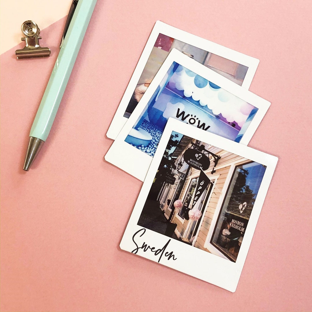 Custom Instax Photo Print With or Without Text - Etsy